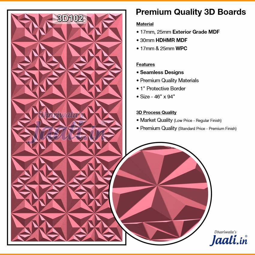 3Dboard-Jaali.in |Pune|Custom-made Cutting Engraving 3D