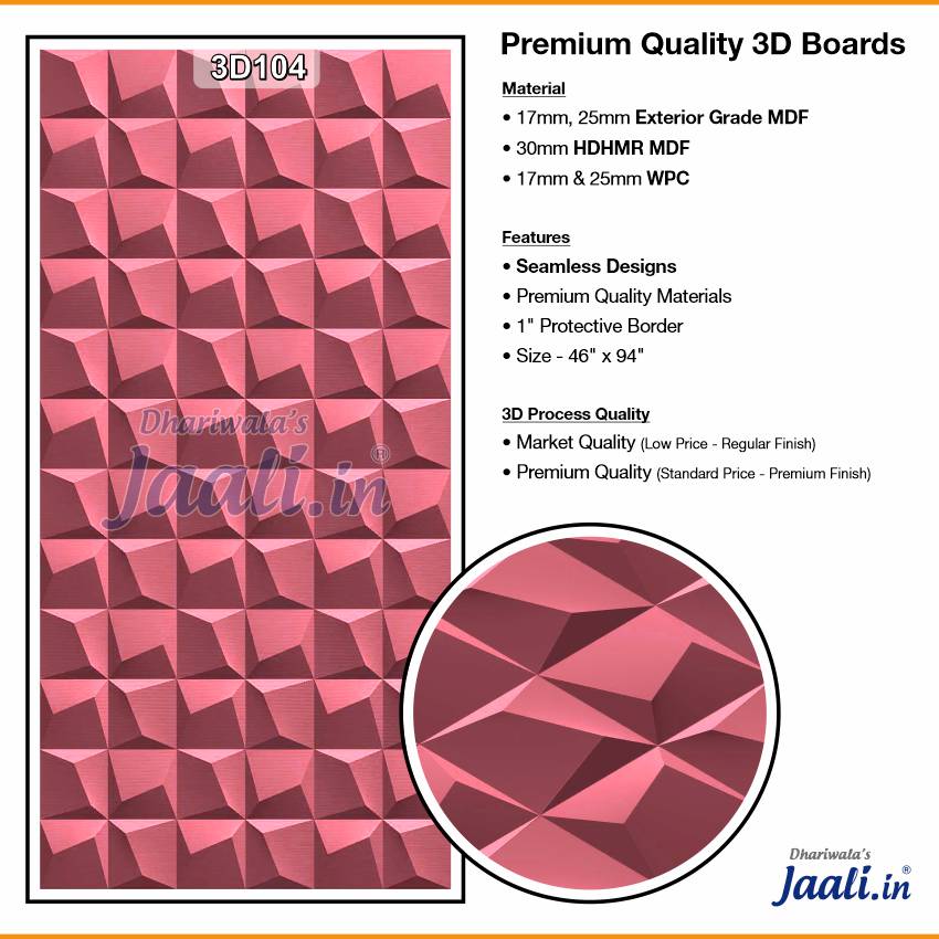 3Dboard-Jaali.in |Pune|Custom-made Cutting Engraving 3D